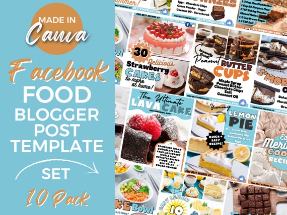 Facebook Template Facebook Post Template Facebook Canva - Etsy