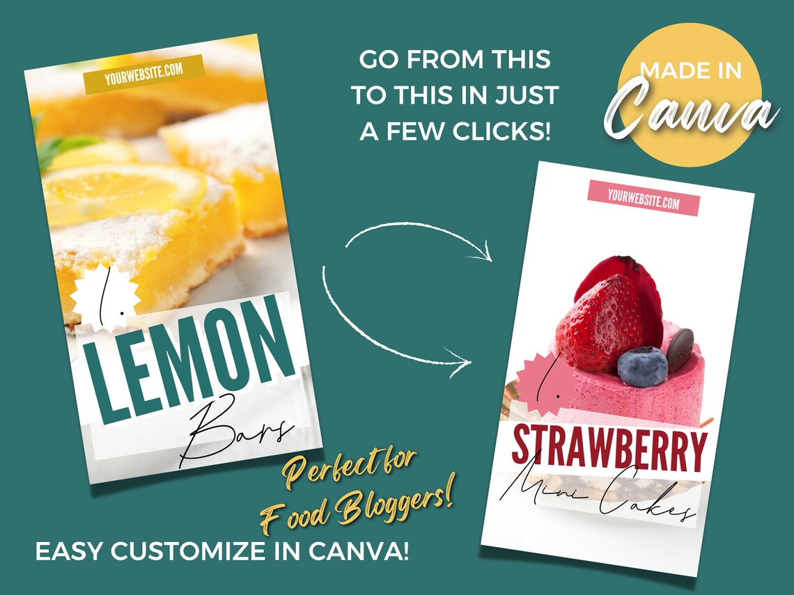 Idea Pins Idea Pin Template Pinterest Template Pinterest - Etsy