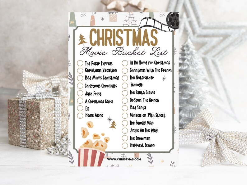 Christmas Movie List, Winter Bucket List, Christmas Movies Bucket List ...