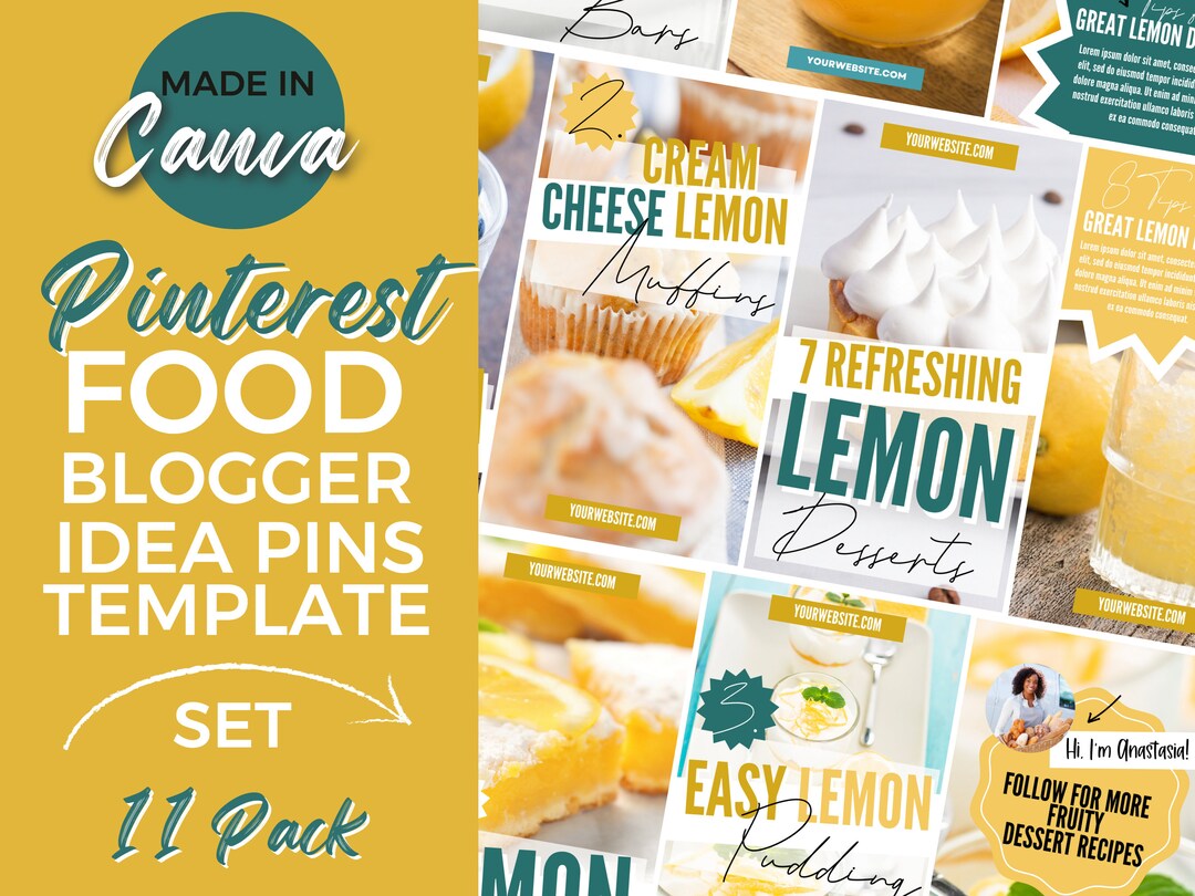 Idea Pins, Idea Pin Template, Pinterest Template, Pinterest Idea Pins ...