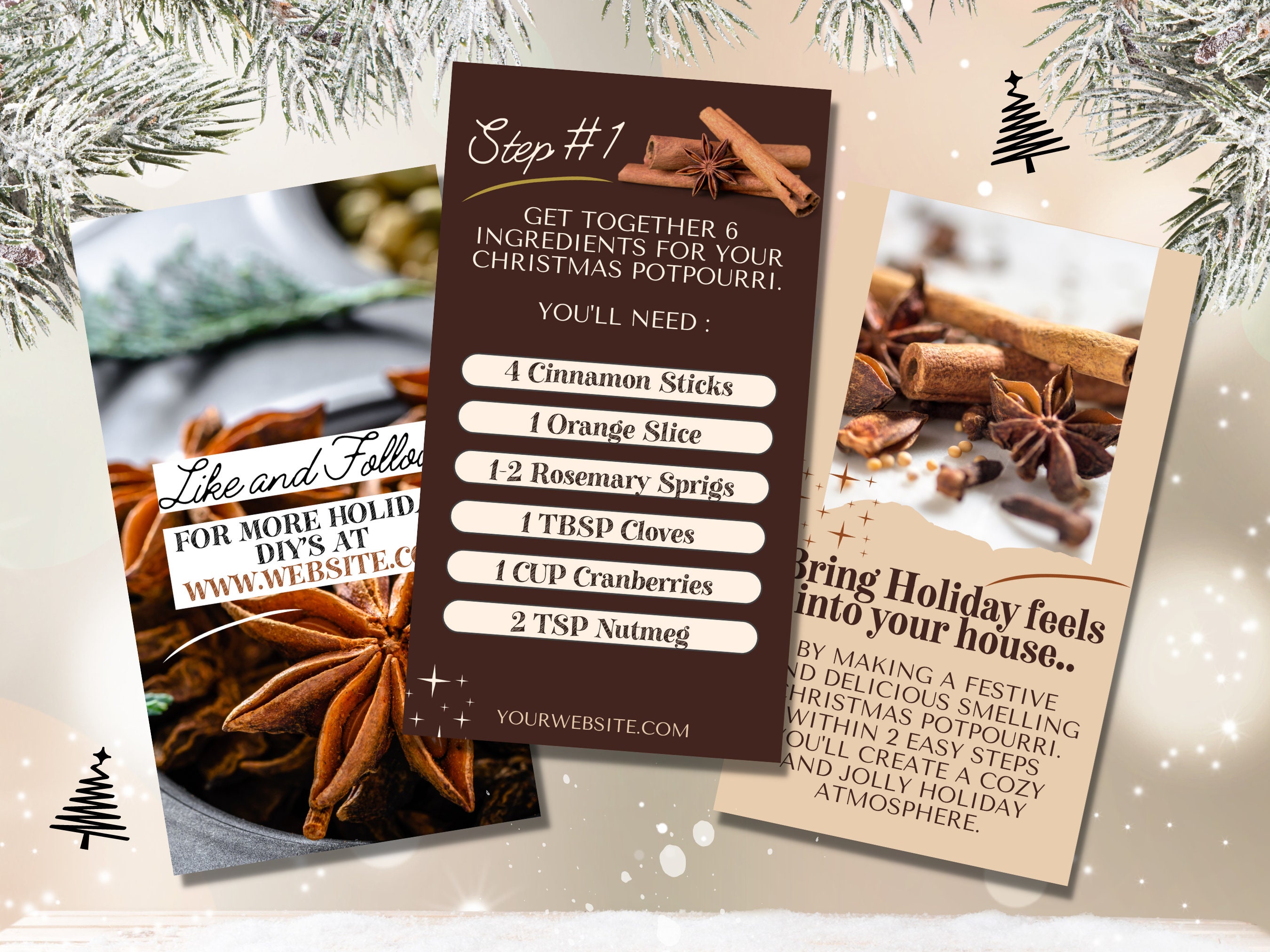 Idea Pin Templates, Idea Pin Template, Pinterest Templates, Pinterest ...