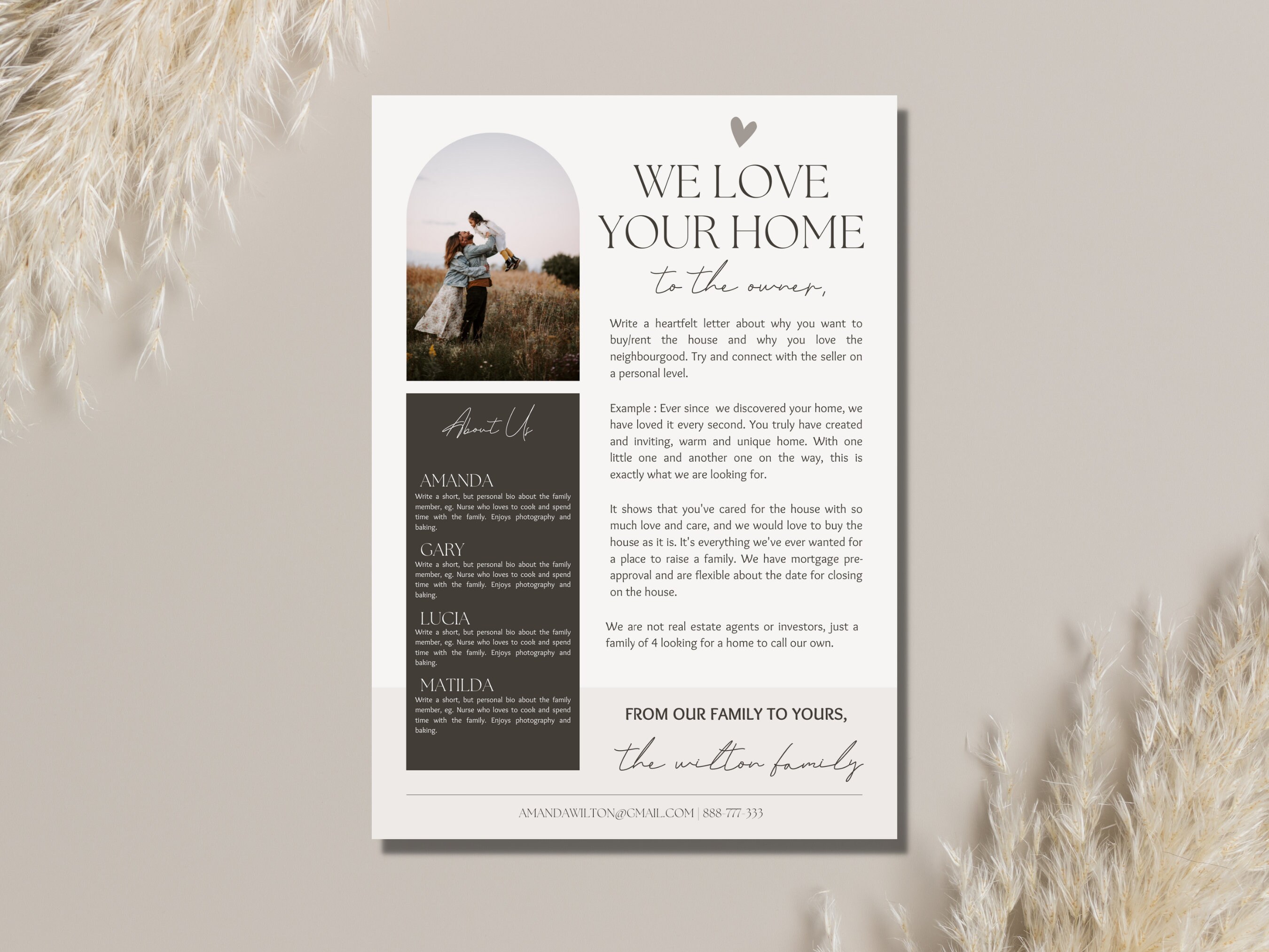 Letter To Seller Home Love Letter Template Home Buyer Letter Template