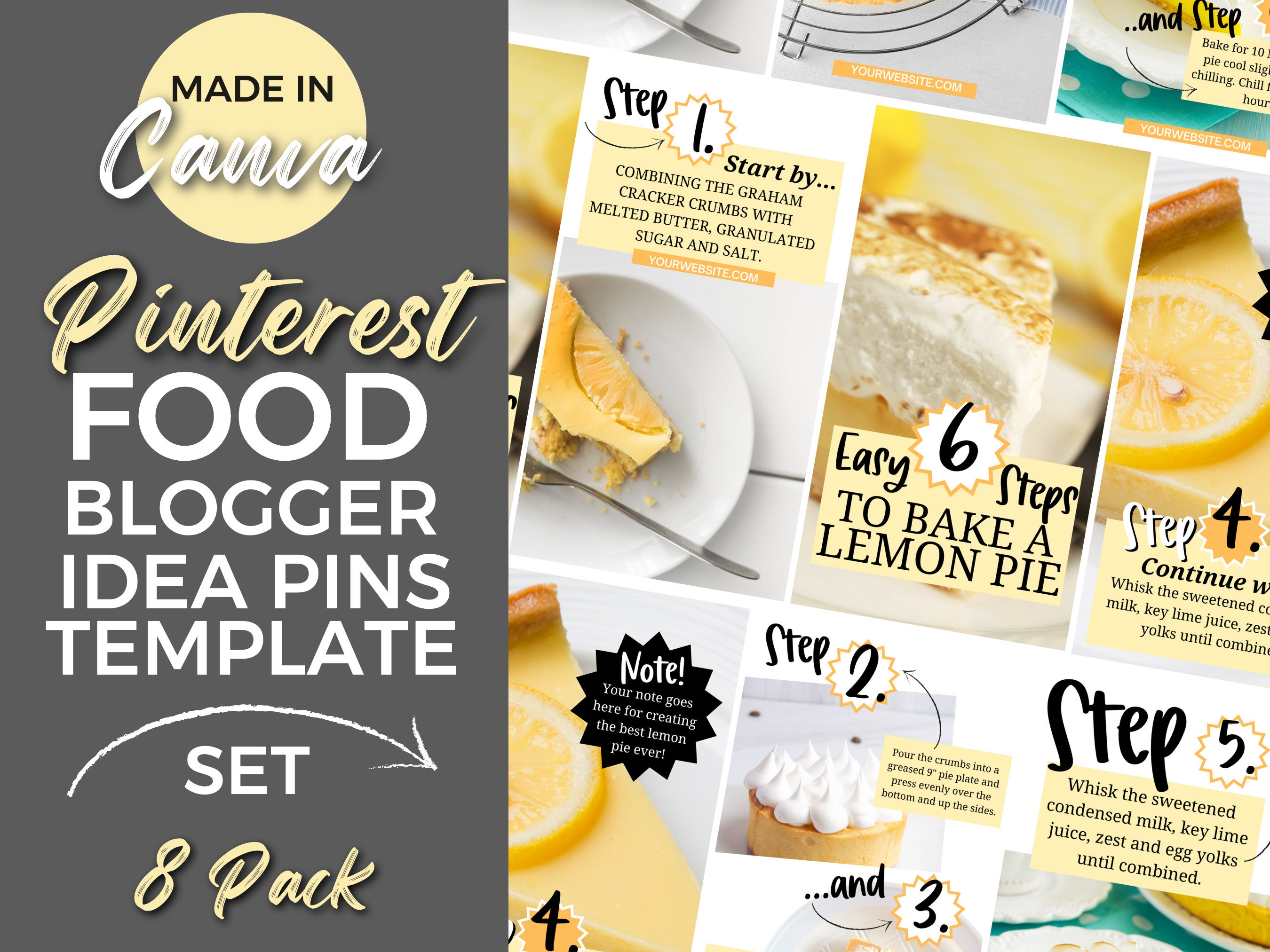Idea Pins, Idea Pin Template, Pinterest Template, Pinterest Idea Pins ...