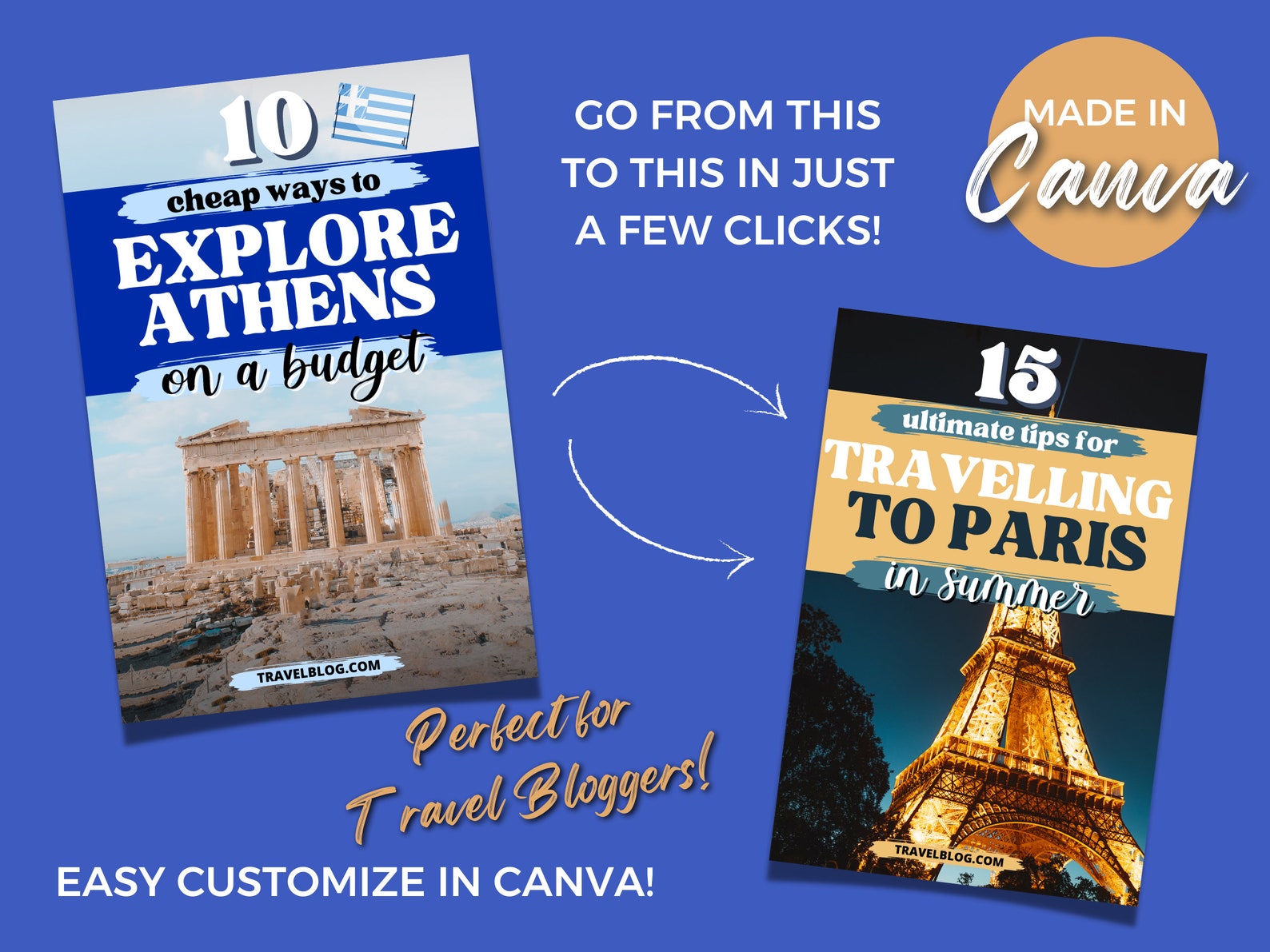 Travel Template, Canva Template Travel, Pinterest Pins, Pinterest ...