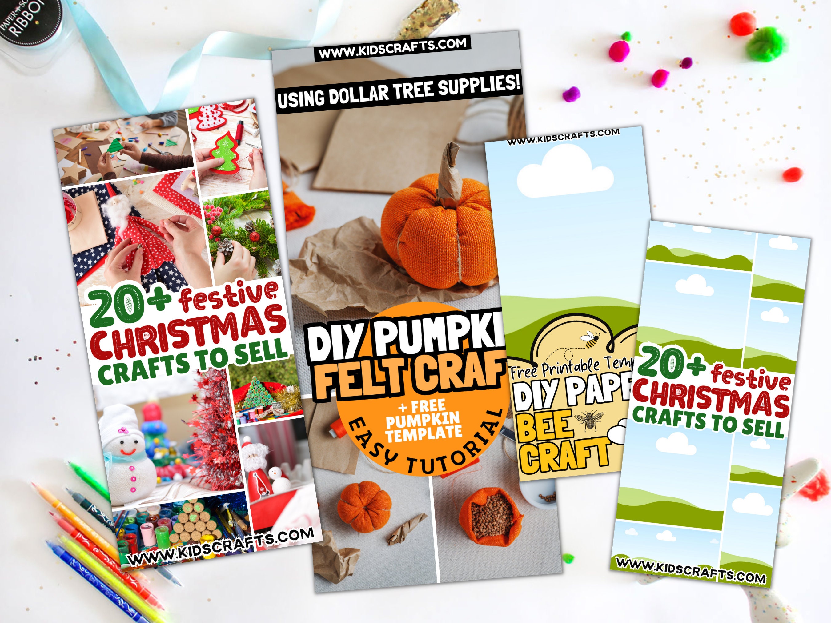 10 Pinterest Templates, Kids Crafts Pinterest Templates, DIY Crafts ...