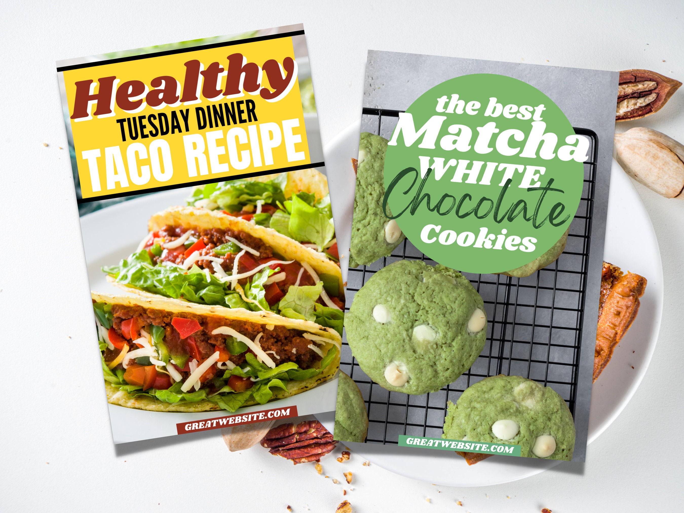 Pinterest Templates, Pinterest Template, Food Template, Food Blogger ...