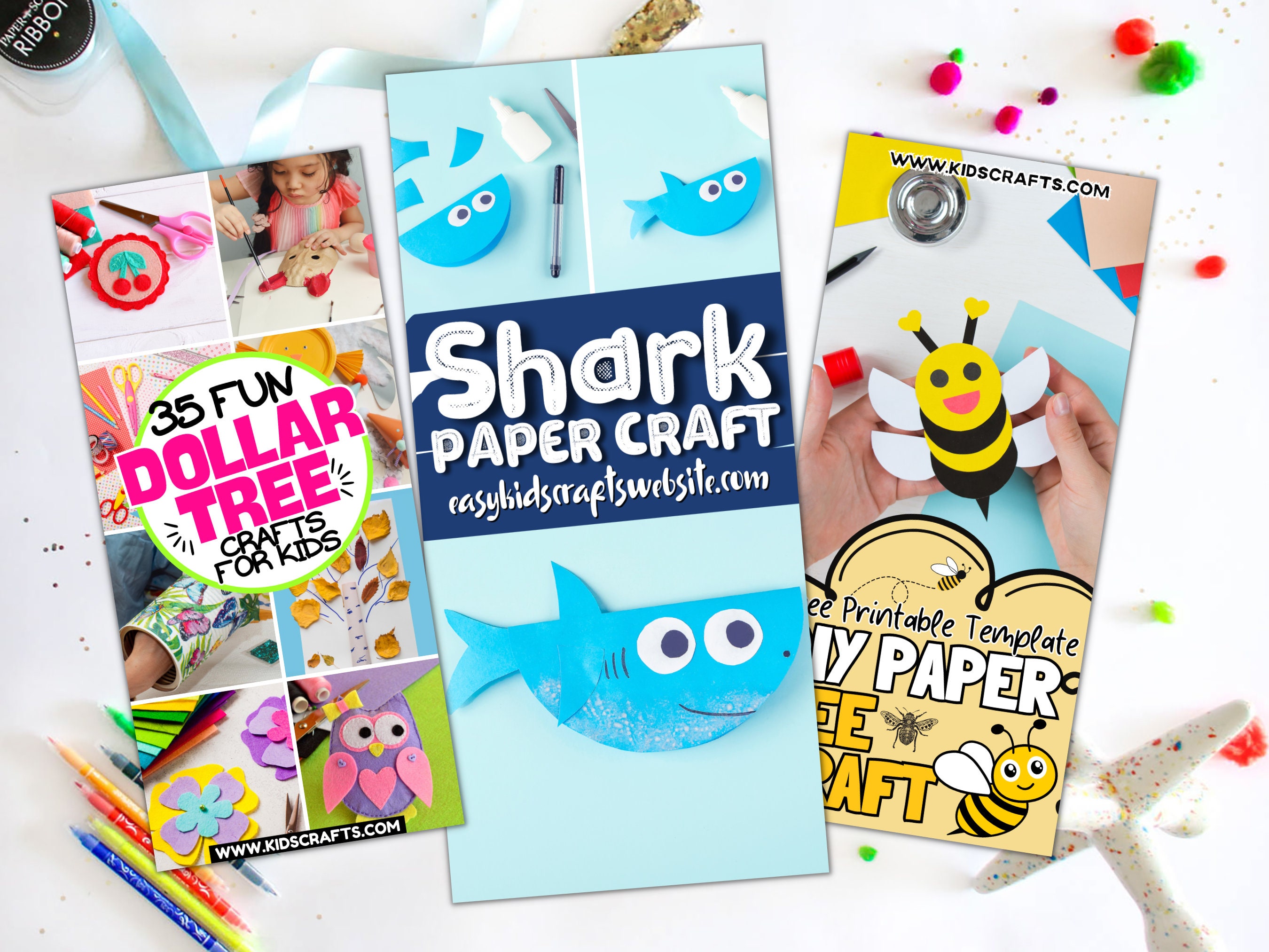 10 Pinterest Templates, Kids Crafts Pinterest Templates, DIY Crafts ...