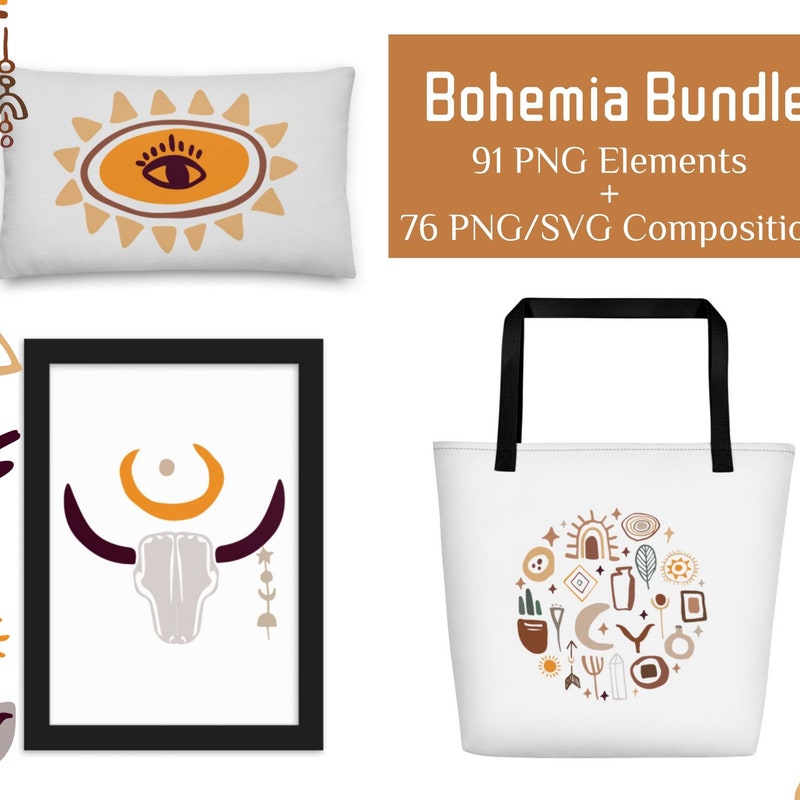 Boho Svg - Etsy