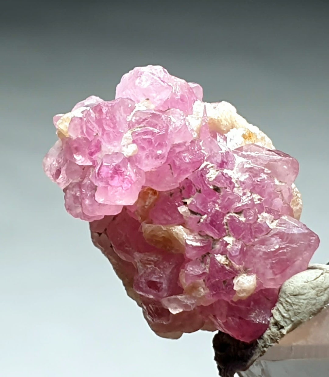 Tourmaline Crystal Bunch Combine With Feldspar 12.05 Carats Both Side ...