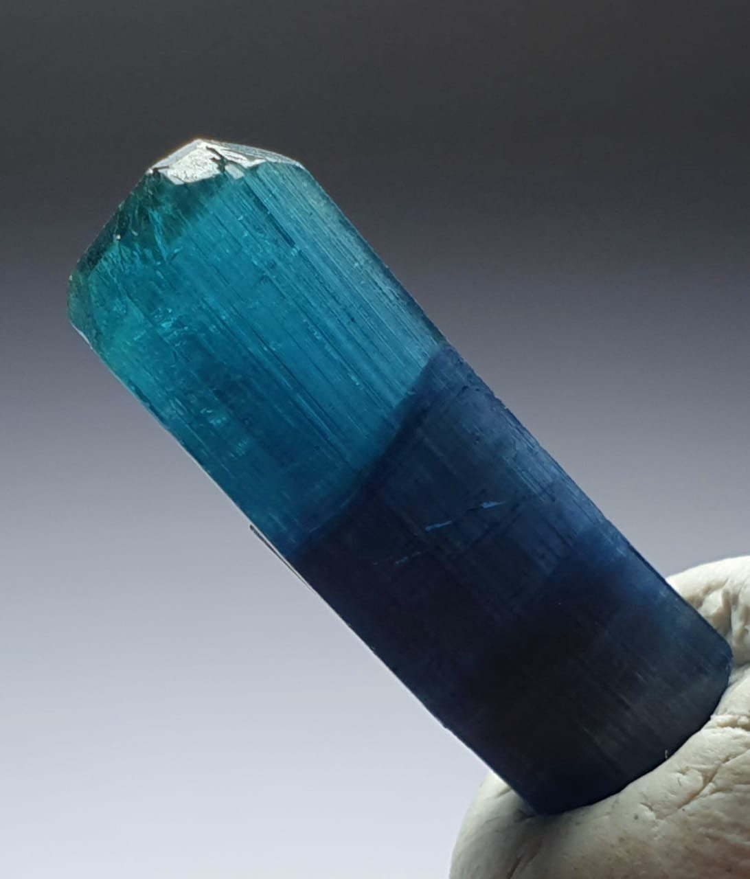 Gemstones Materials Tourmaline crystal bi color Indicolite Jewelry ...