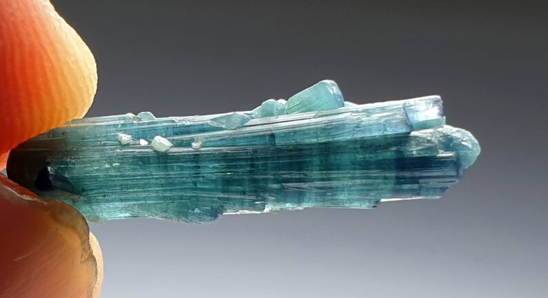 Tourmaline crystal sprays blue color terminated Materials Gemstones ...