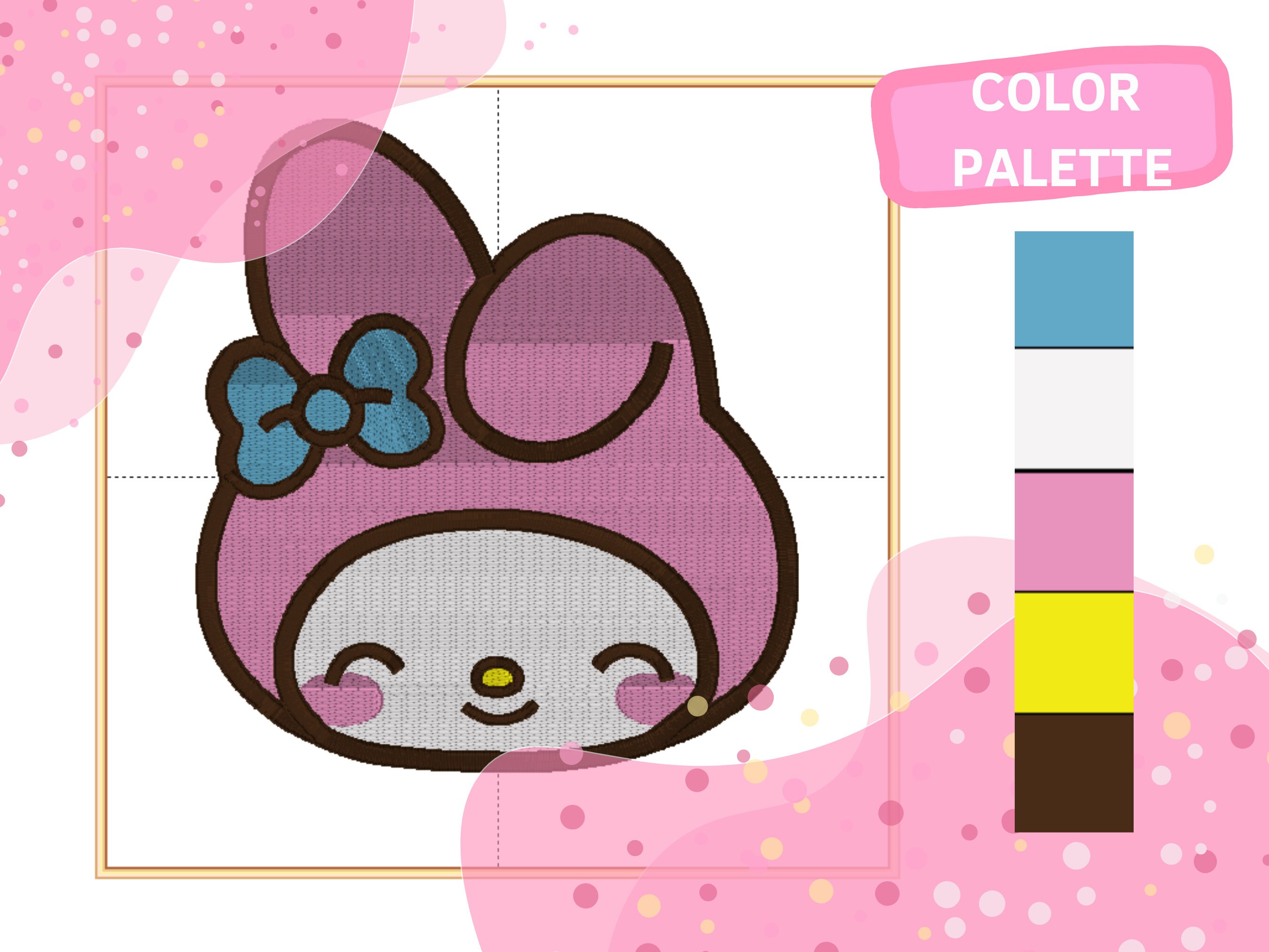 My Melodiy Embroidery Design-digital Downloads-embroidery Files - Etsy