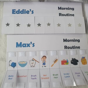 Visual Routine Chart Morning/afternoon/evening SEN/ASD - Etsy UK