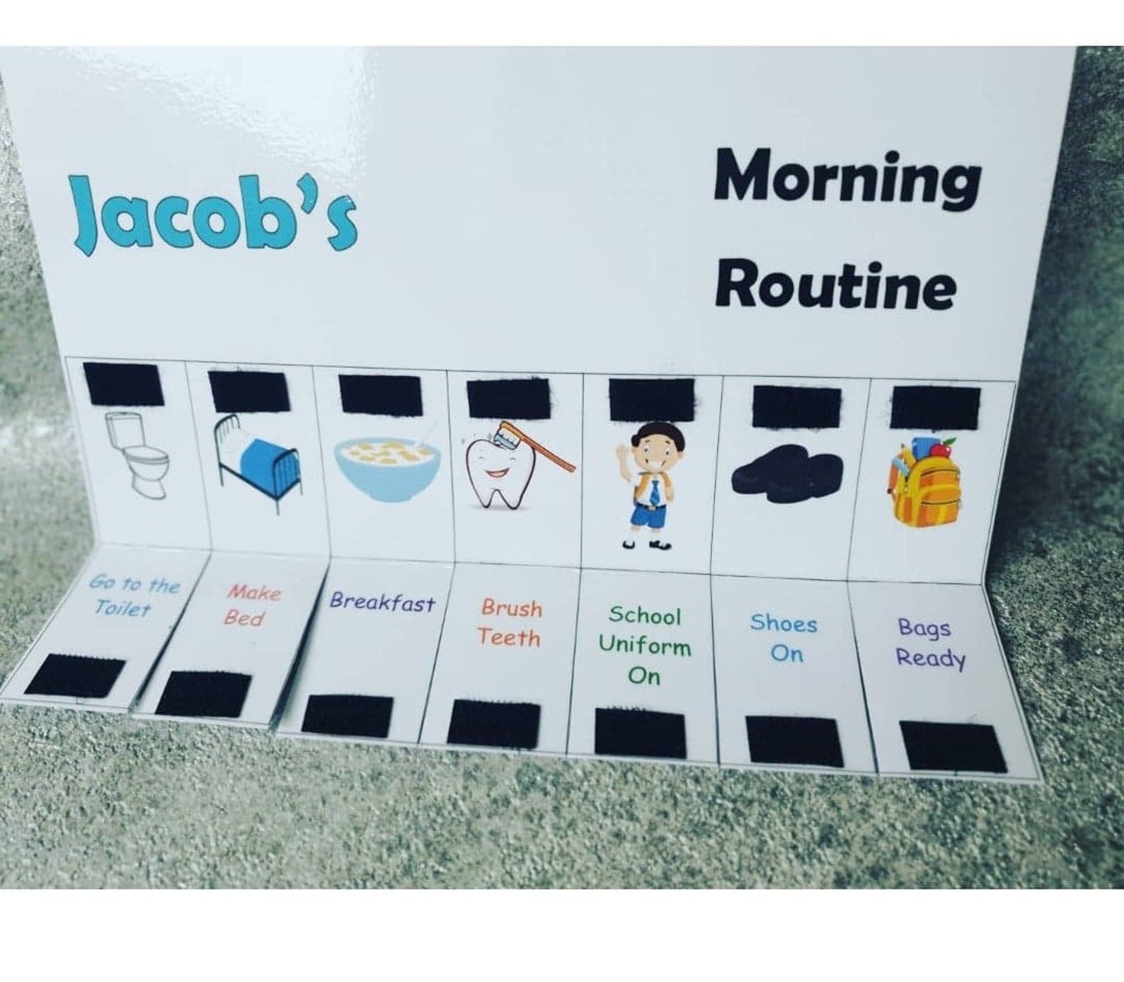 Visual Routine Chart Morning/afternoon/evening SEN/ASD - Etsy UK