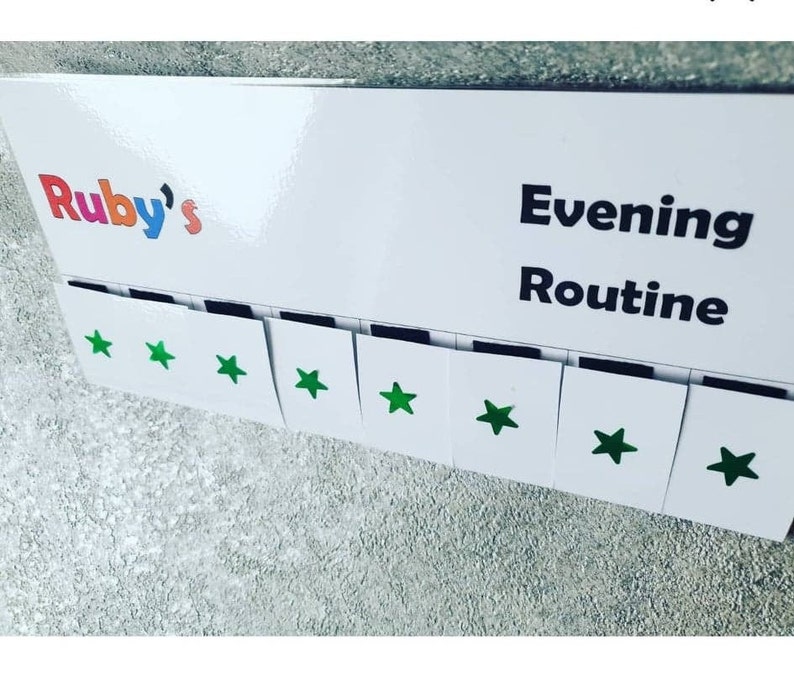 Visual Routine Chart Morning/afternoon/evening SEN/ASD - Etsy UK