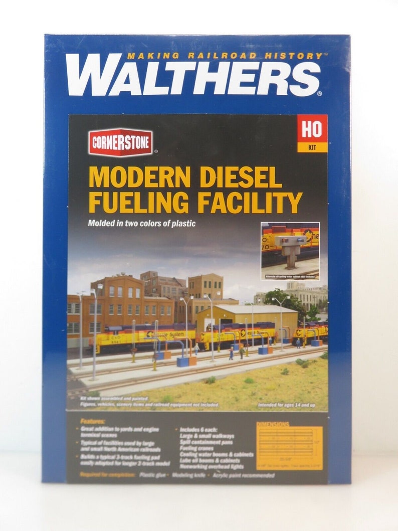 Walthers Cornerstone 933-4161 HO Modern Diesel Service Fueling - Etsy