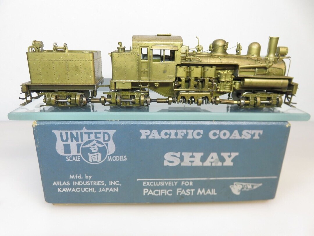 Pacific Fast Mail Brass HO Scale Pacific Coast 3-truck Shay - Etsy