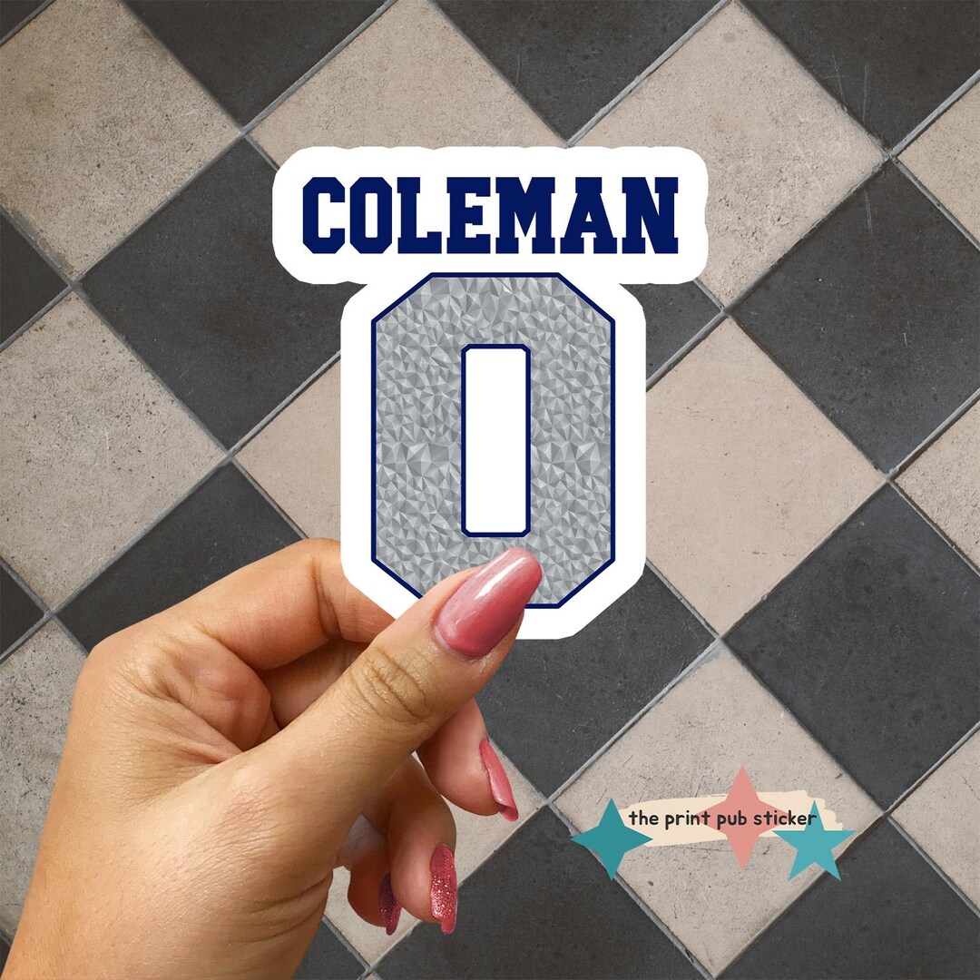 Icy Coleman Vinyl Sticker | Holographic | Sports | Vintage Print Style ...