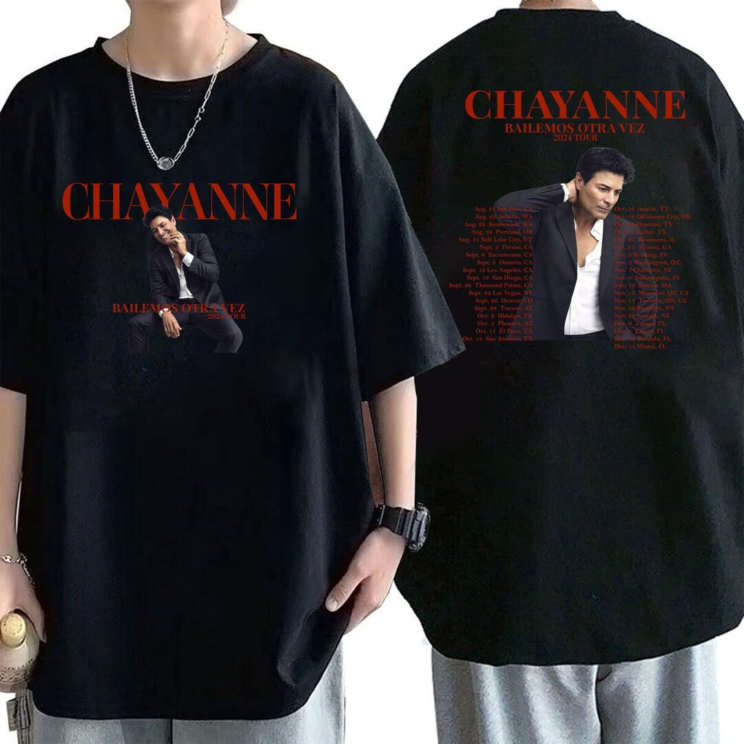 Chayanne Bailemos Otra Vez 2024 Tour Shirt, Bailemos Otra Vez 2024 ...