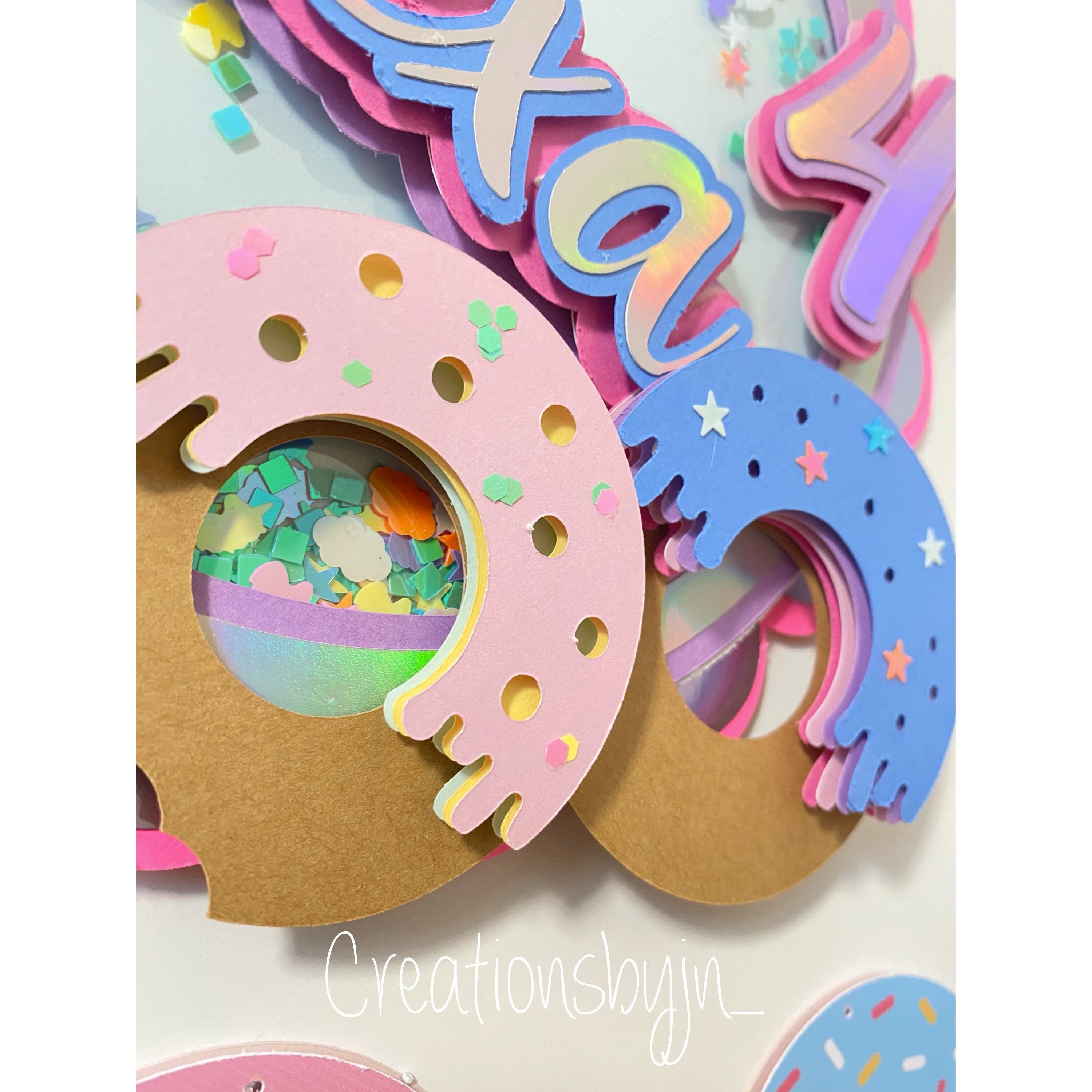 Donut Cake Topper Shaker - Etsy
