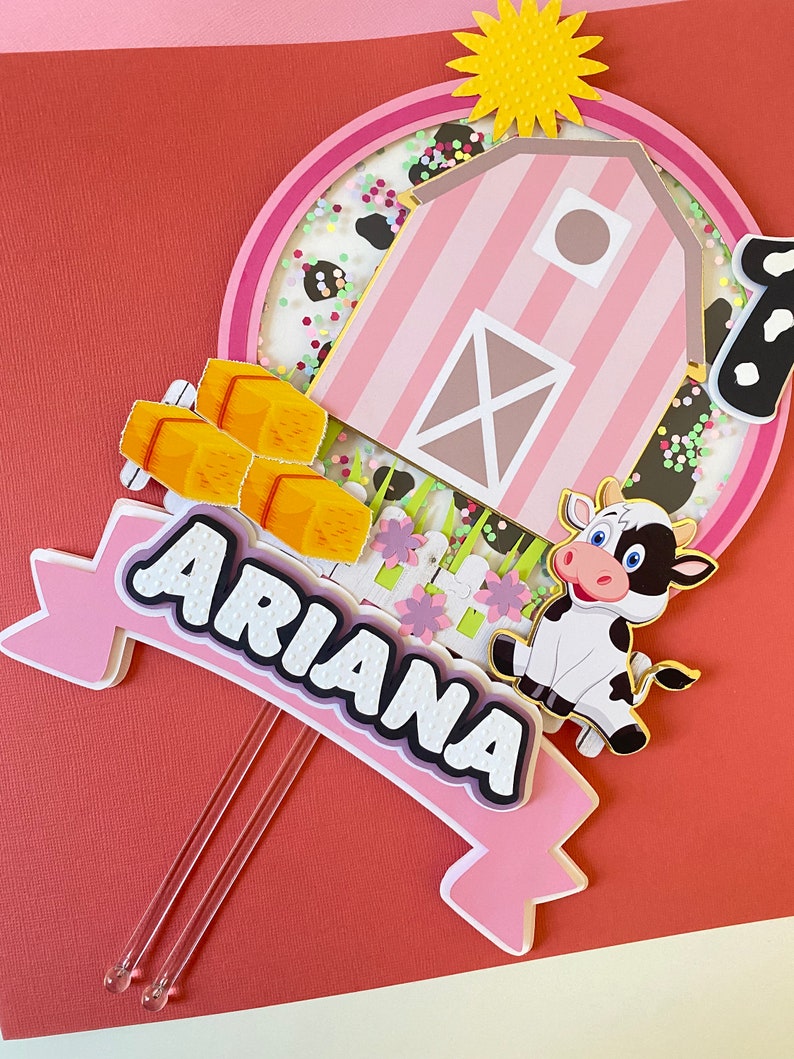 Vaca Lola Cake Topper Shaker - Etsy