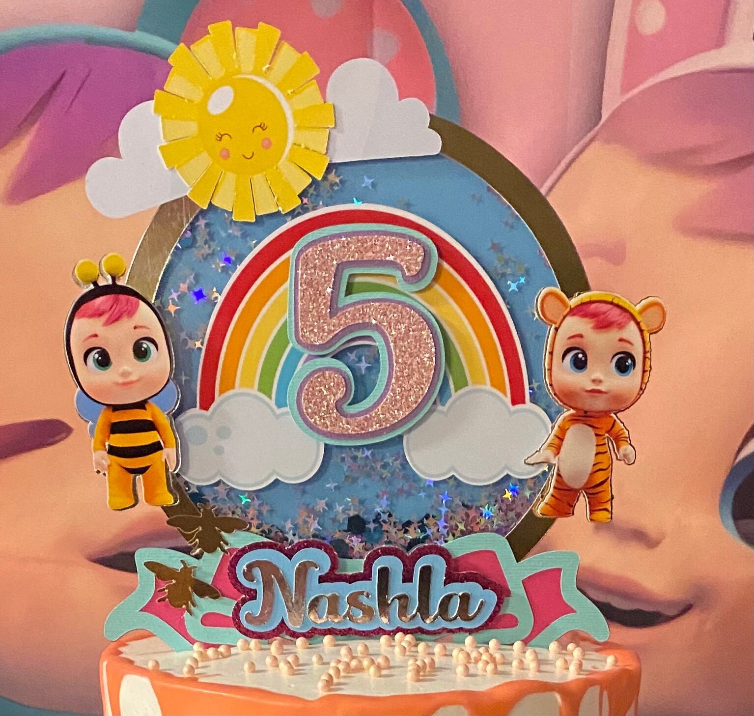 Cry Babies Cake Topper Shaker Bebés Llorones Cake Topper - Etsy