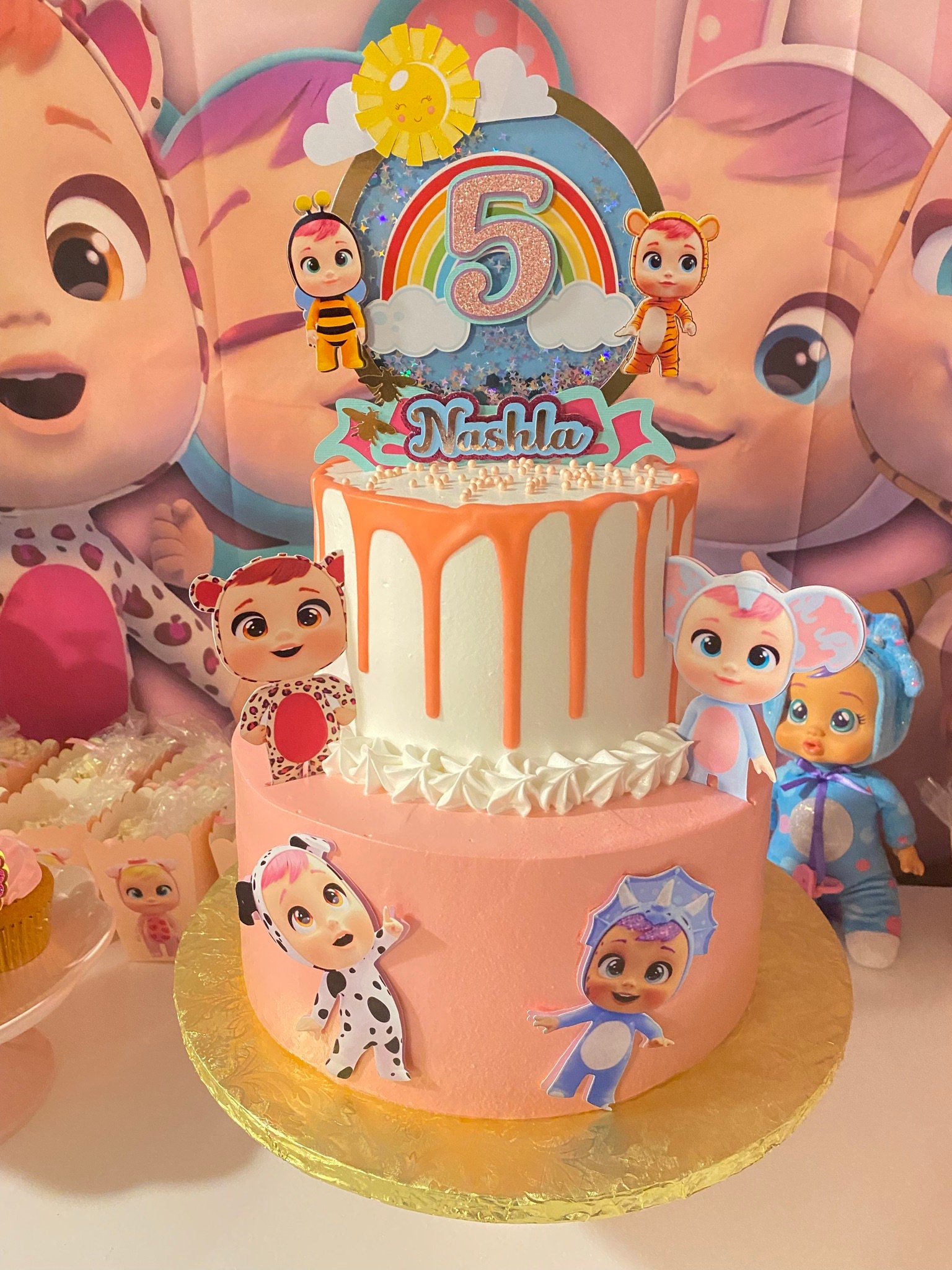 Cry Babies Cake Topper Shaker Bebés Llorones Cake Topper - Etsy