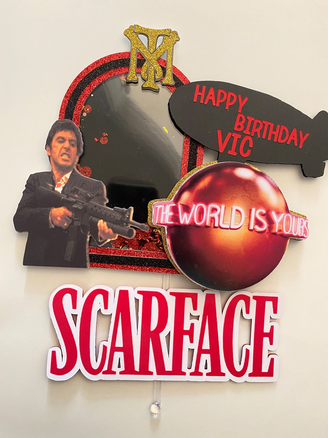 Scarface | Tony Montana Cake Topper Shaker - Etsy