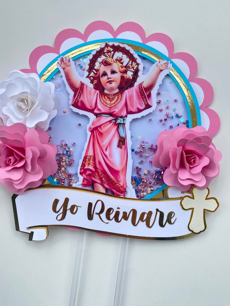 Cake topper Divino nino Jesus/ christ child - Etsy Nederland