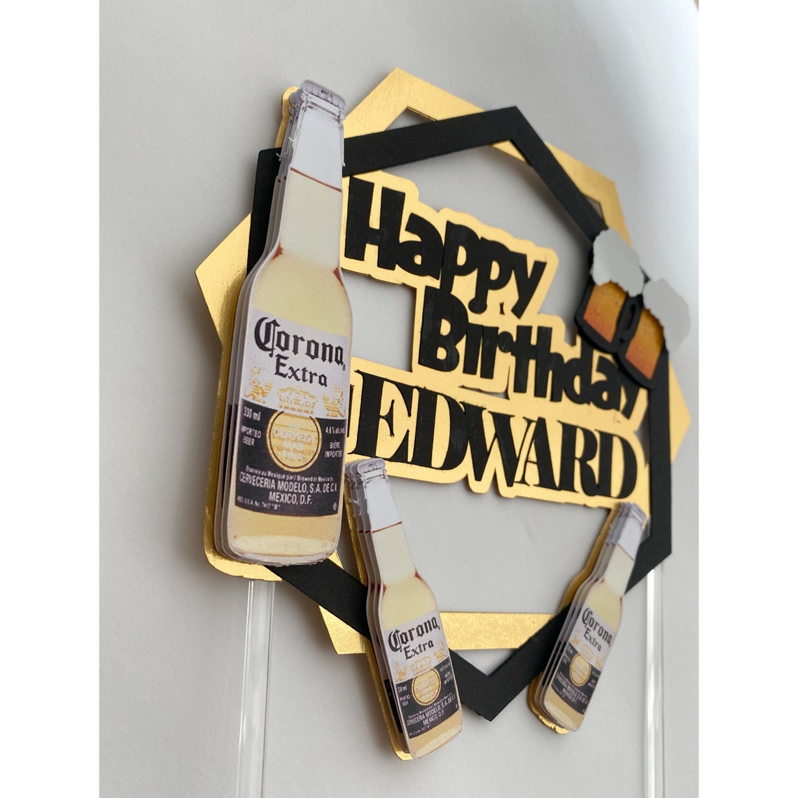 Corona Extra Cake Topper Beer Cake Topper - Etsy