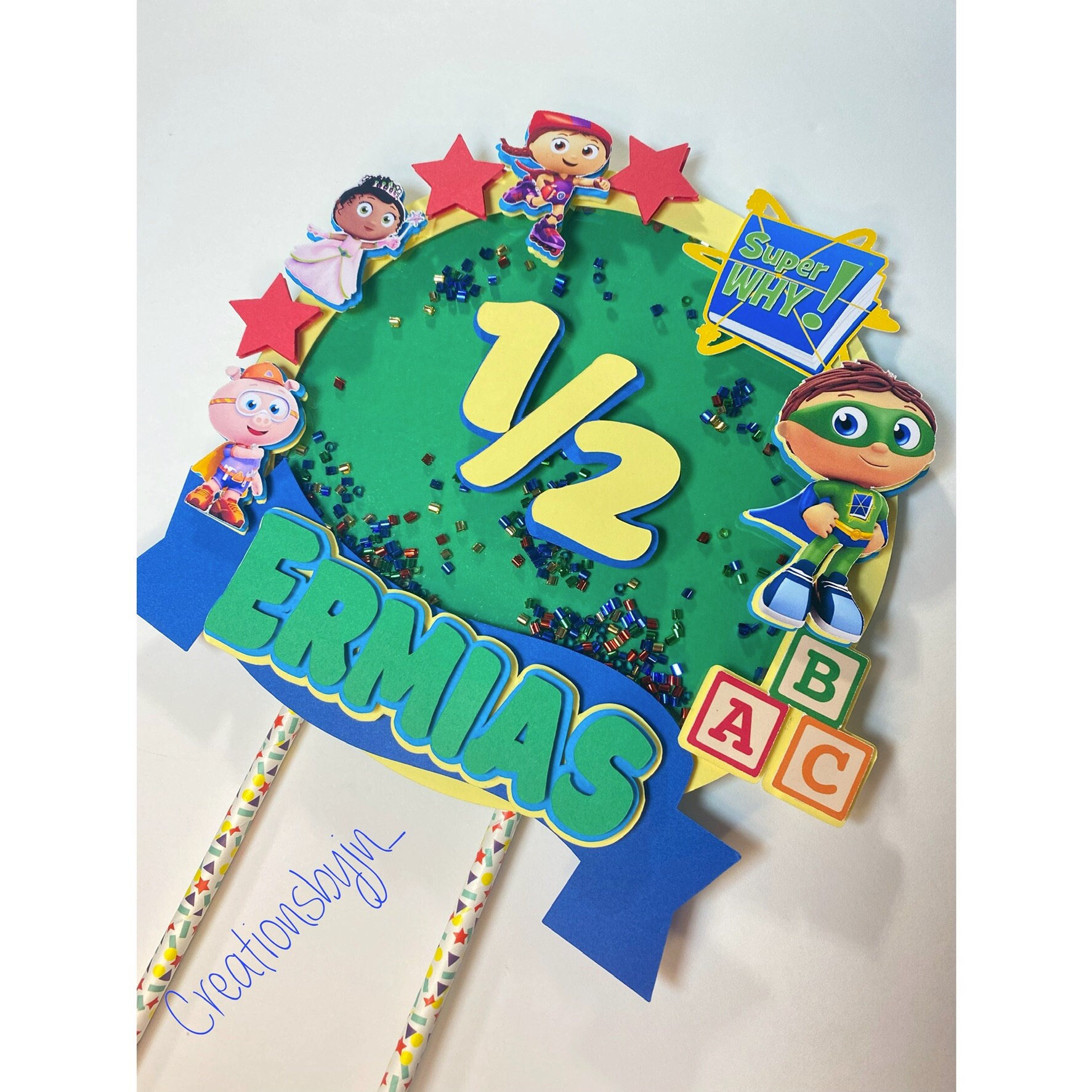 Super Why Logo Iron On