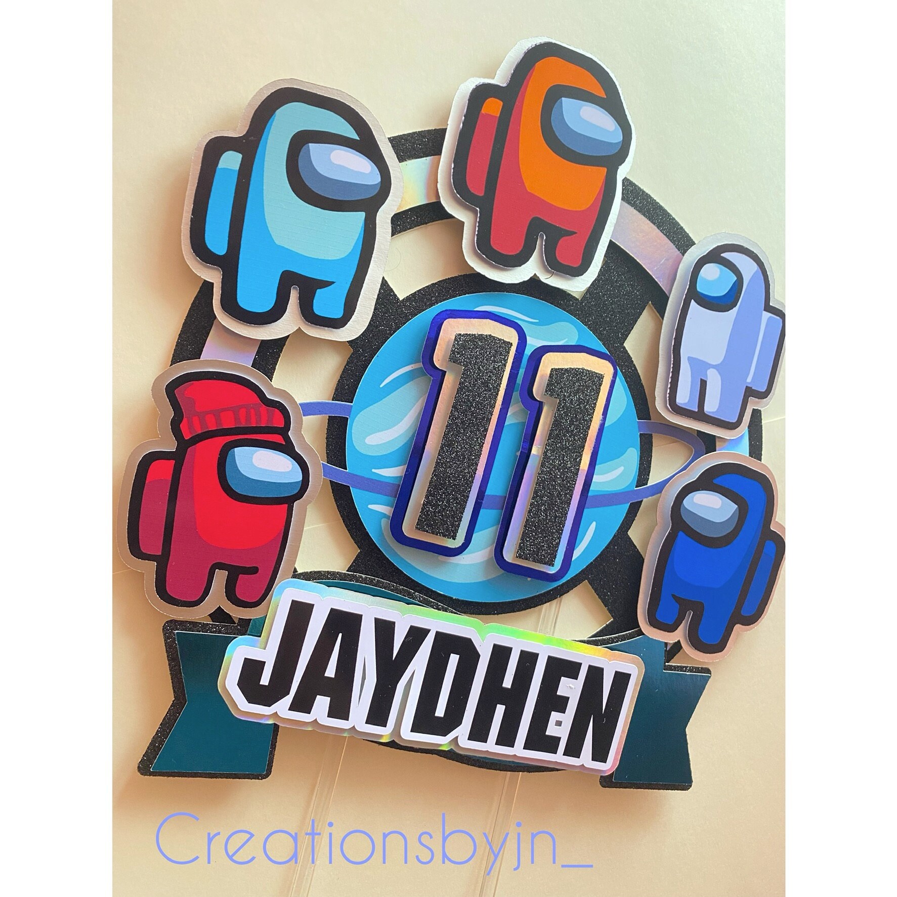 Among Us Cake Topper - Etsy