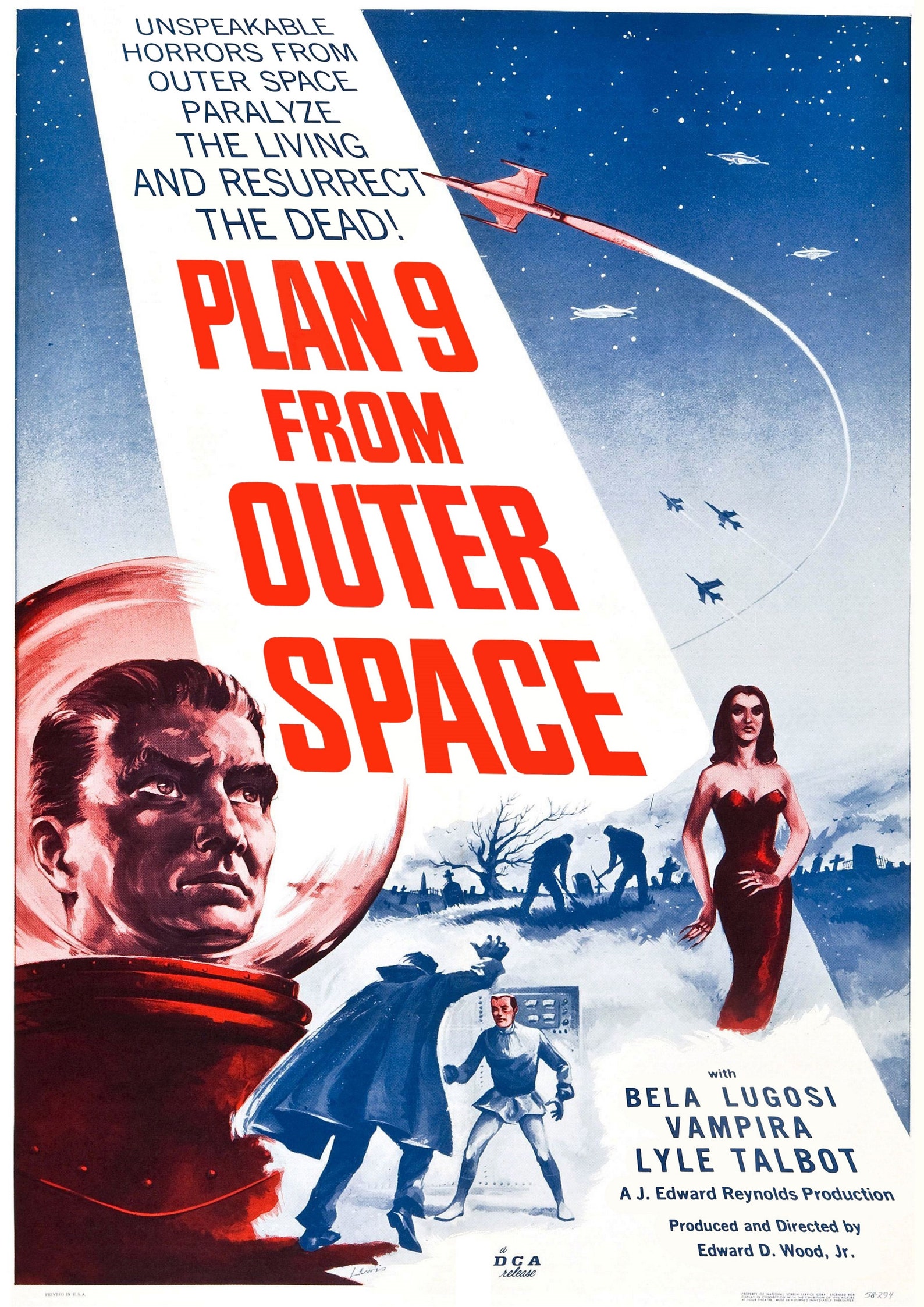 Film/movie Poster Set of 4 Classic Sci-fi Posters Vintage Reprint A4 ...