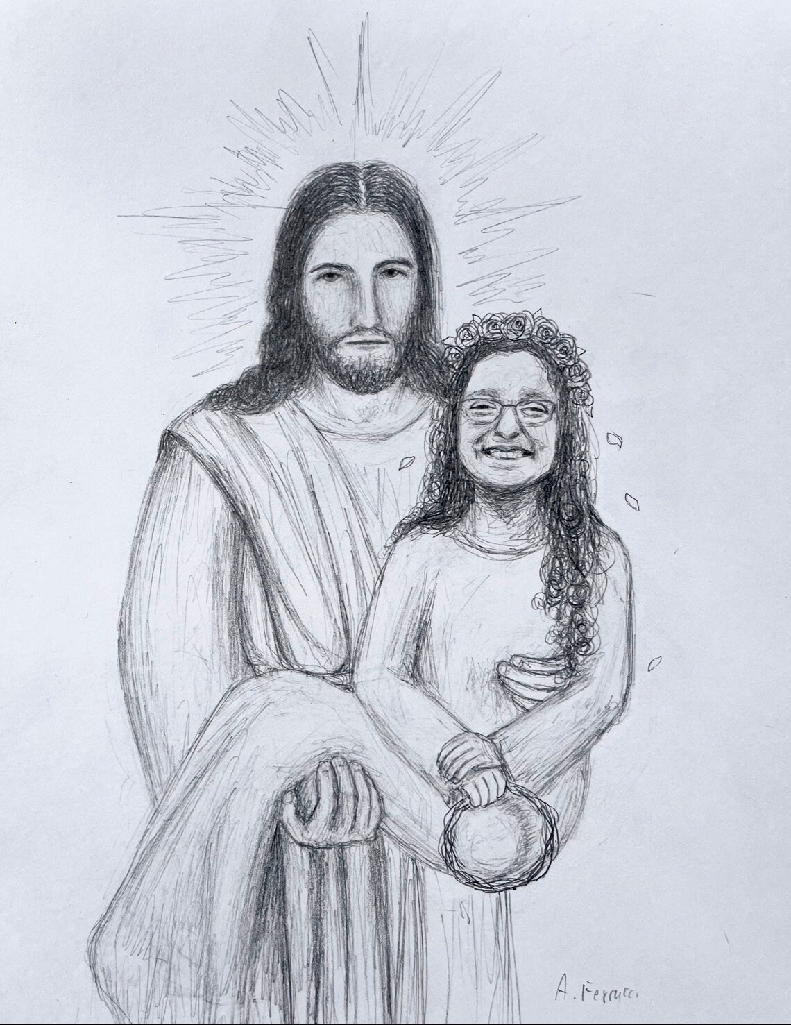 Custom Drawing of Loved One - Etsy