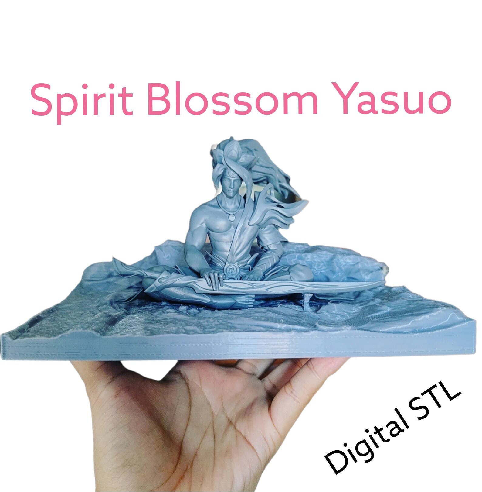 Spirit Blossom Yasuo 3D Model Printable STL Digital File | 2 Parts - Etsy