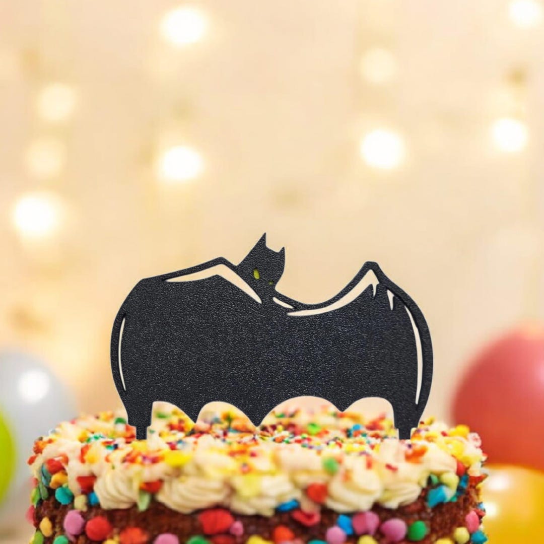 Batman Cake Topper | 3D Printed PLA | Superhero Birthday Decoration - Etsy