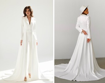 Wedding Coat With Train - Etsy