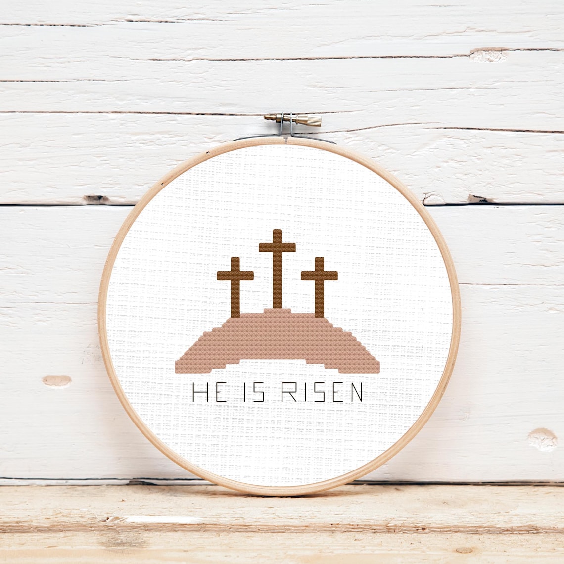Easter Story Cross Stitch Pattern, Simple Cross Stitch, Christian Cross ...