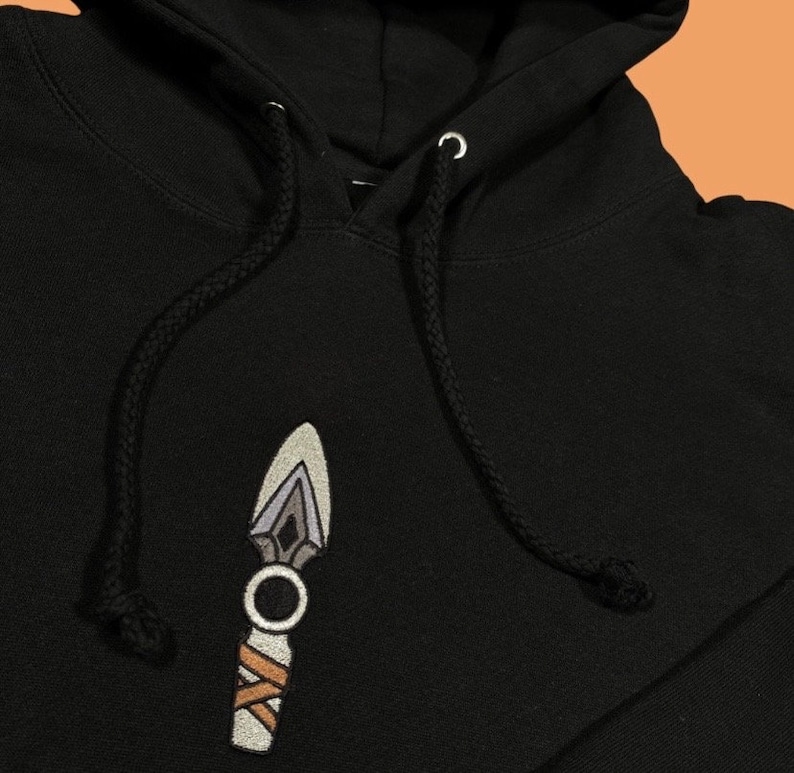 JETT KNIVES VALORANT Logo Gaming Merch embroidered Hoodie & T-shirts - Etsy