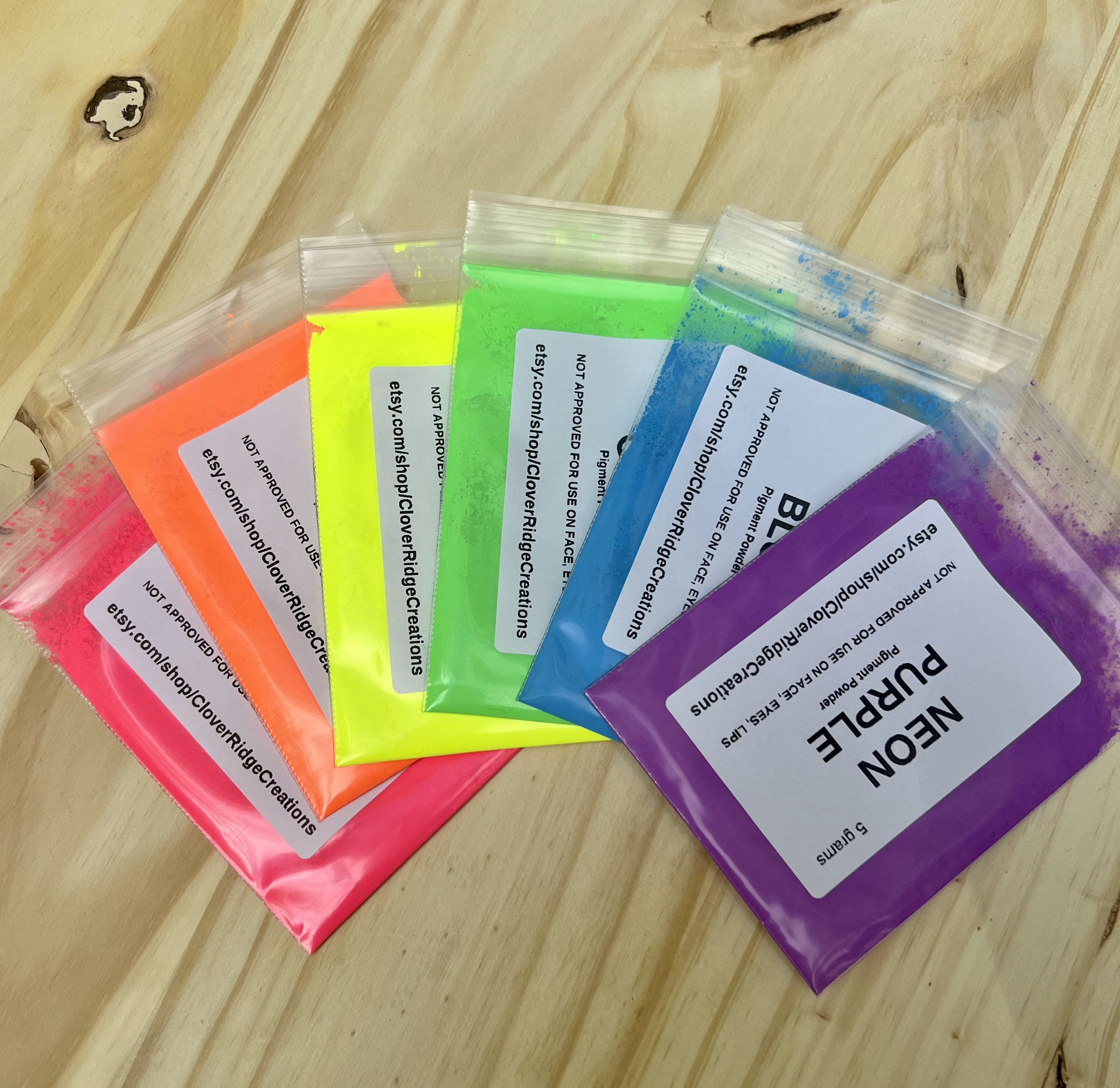 Neon Pigment Powder Fluorescent - Etsy