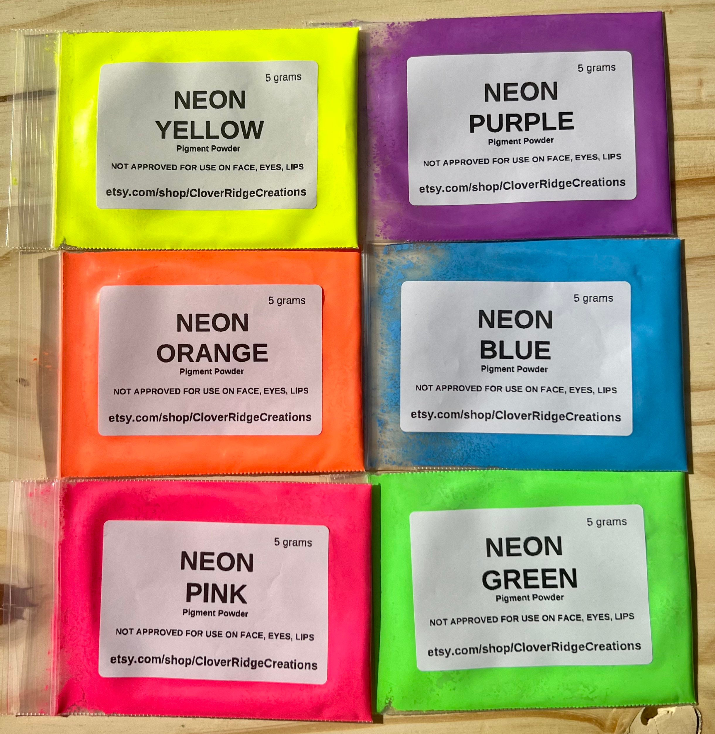 Neon Pigment Powder Fluorescent - Etsy