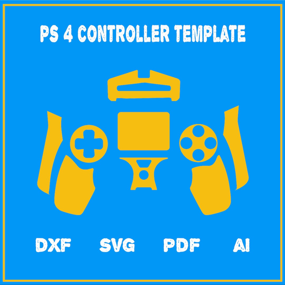 Ps4 Controller Skin Template , Sony Playstation 4 Dualsense Controller ...