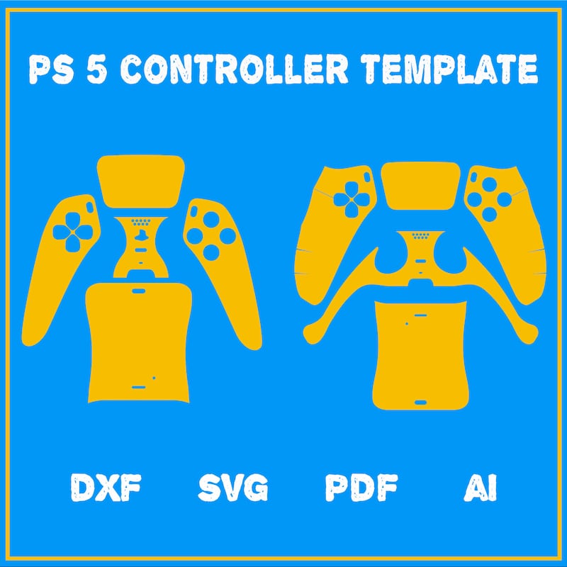 Dualsense Controller Template - Etsy