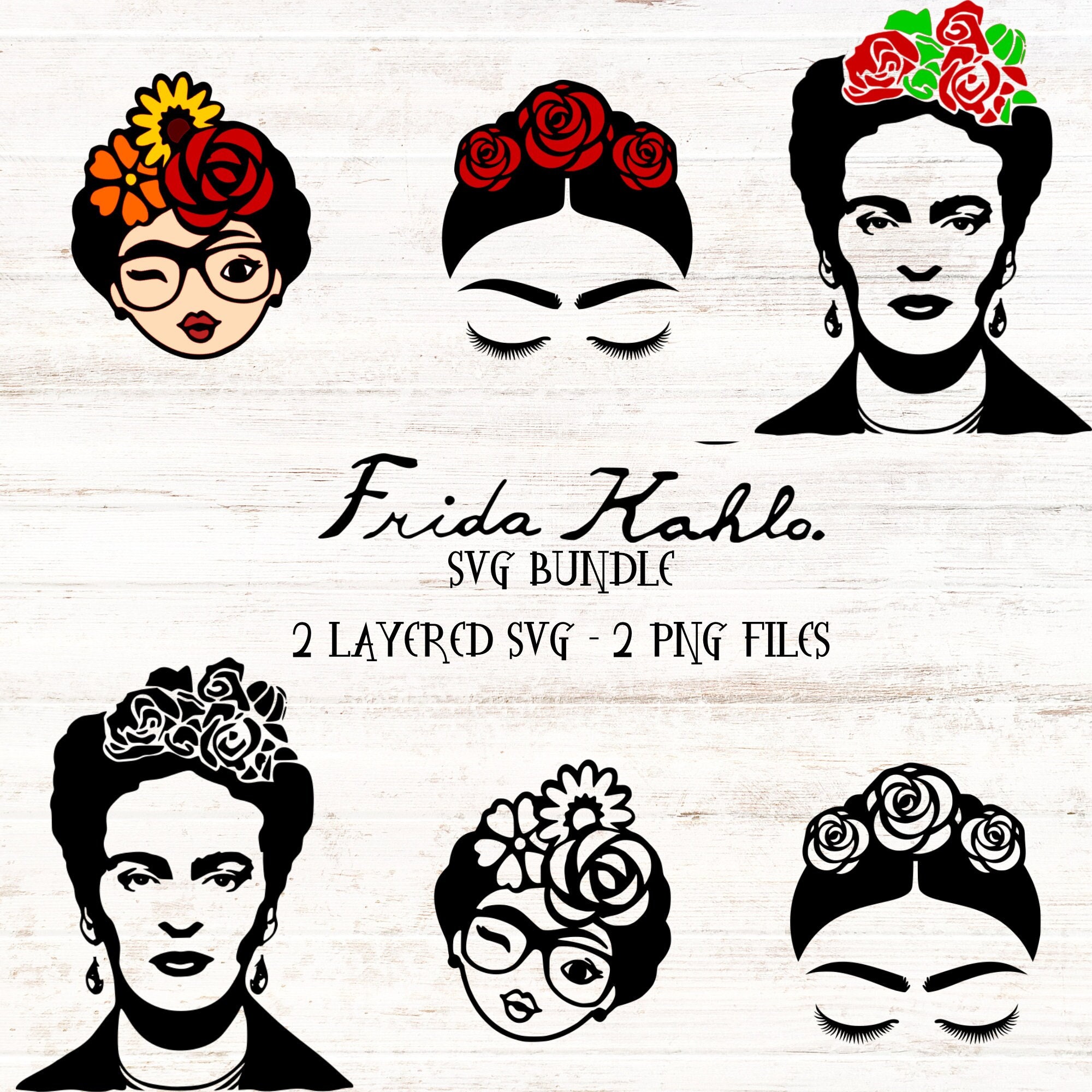 Frida Khalo Svg, Inspirational Svg, Frida Cut File, Svg File for Cricut ...