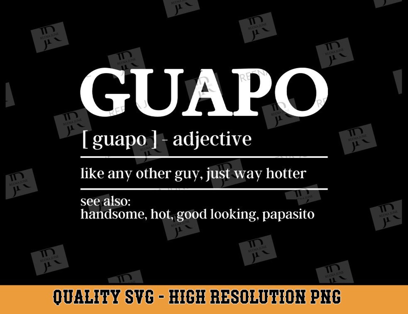 Guapo Svg, Spanish Svg File, Cut File for Silhouette, Funny SVG ...
