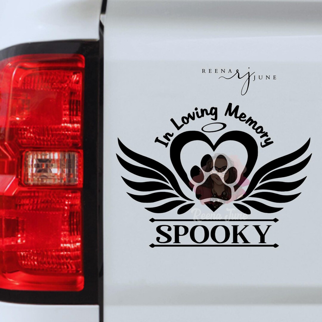 Personalized Pet Memorial Sticker, Custom Dog Name, Personalized ...