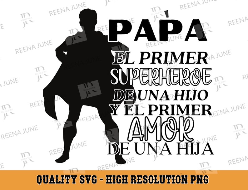 El Mejor Papa Svg Spanish Shirt Svg Spanish Png Cut File For