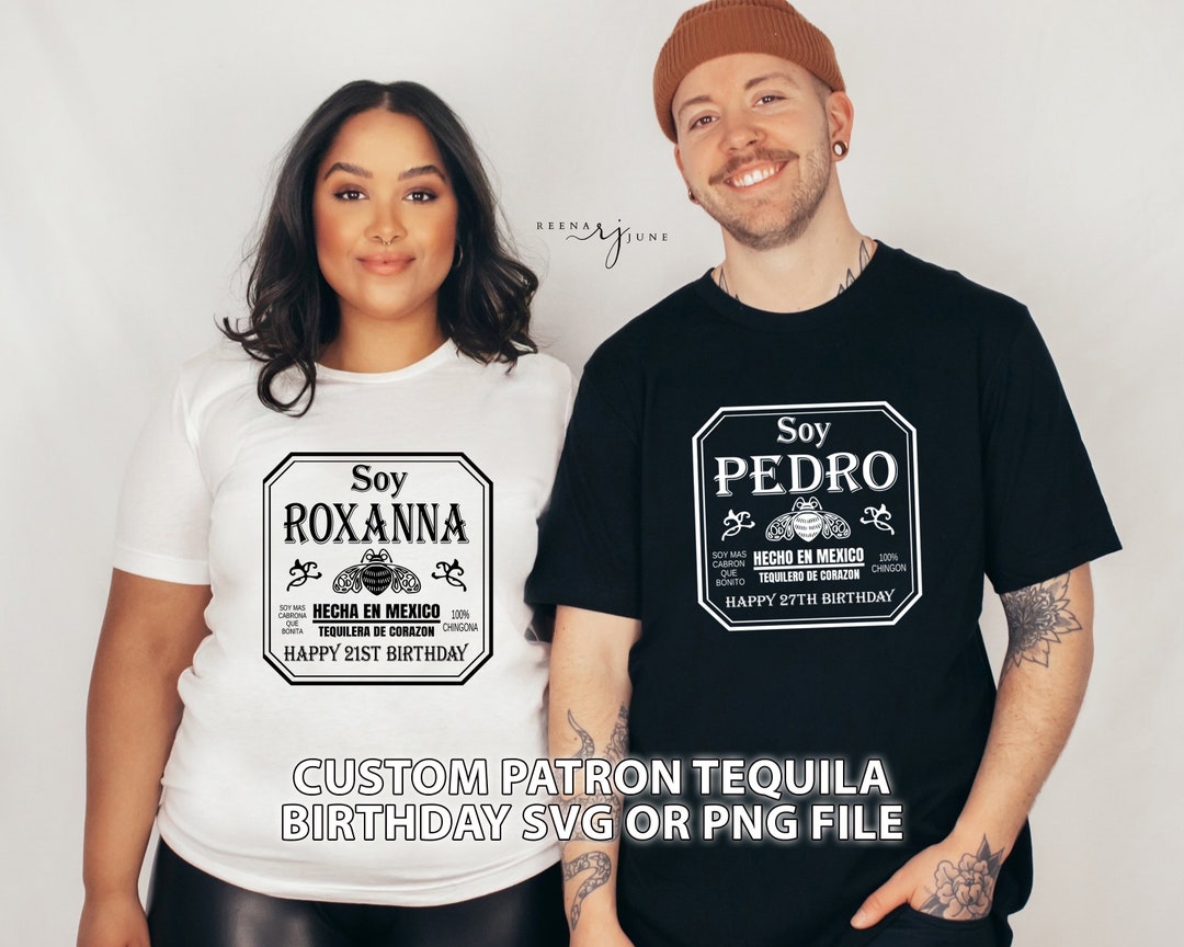 Custom Patron SVG, Digital Download, Personalized Patron Png, Tequila ...