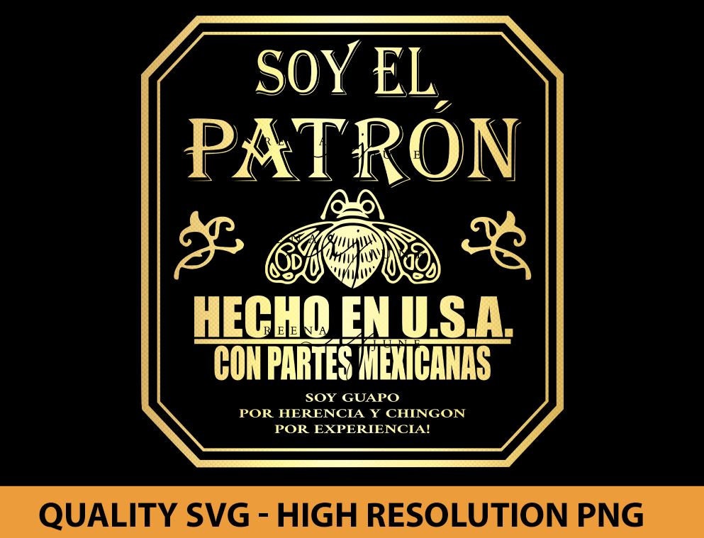 Soy El Patron Svg, Spanish Shirt Svg, Spanish Shirt Design, Cut File ...