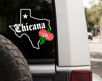 Chicana Car Decal - Etsy